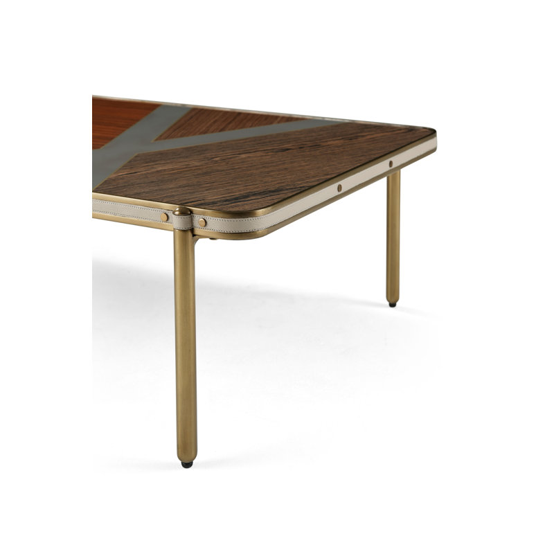Theodore Alexander Iconic 12" H x 47.25" L x 25.5" W 4 Legs Coffee Table | Wayfair